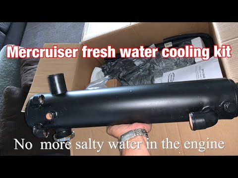 Mercruiser fresh water cooling kit installation ( no more salty water in the engine )