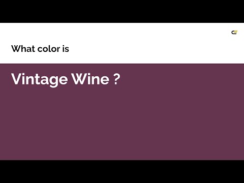 Vintage Wine color #65344e hex color - Red color - Cool color 65344e