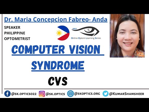 Computer Vision Syndrome (#CVS) #icanlearn | Eye Can Learn -3 | Dr. Maria Concepcion Fabreo-Anda