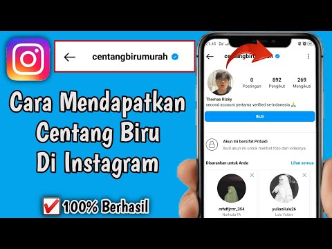 Cara mendapatkan centang biru di instagram 100% Berhasil