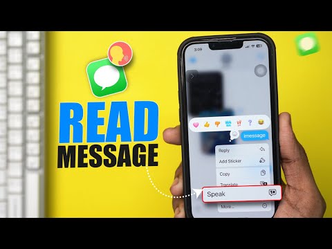 How to Set Up iPhone to Read Text Messages Out Loud | iPhone Voice Over Feature