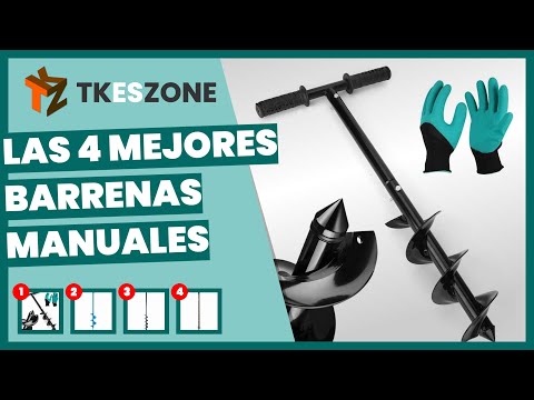 Las 4 mejores barrenas manuales