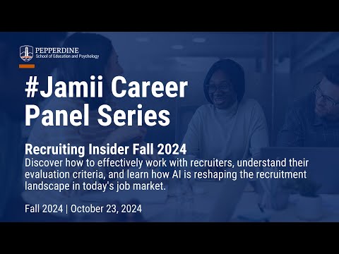 #Jamii Career Panel Series: Recruiting Insider | Fall 2024
