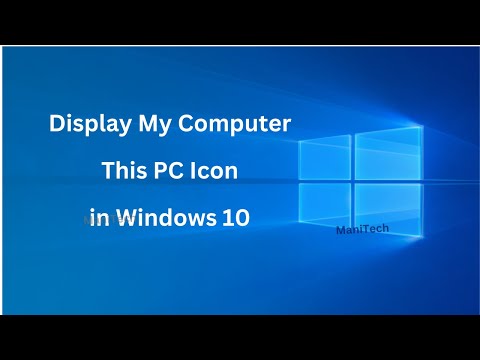 🔥How To Display My Computer / This PC Icon in Windows 10 Desktop 🔥This PC/My Computer Icon Missing