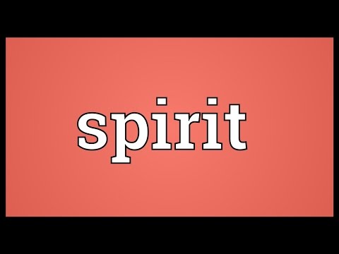 Spirit Meaning