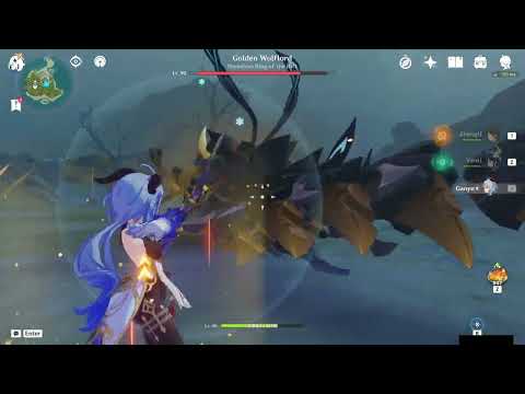 Genshin RNG Teams of 3 vs Bosses: Golden Wolflord