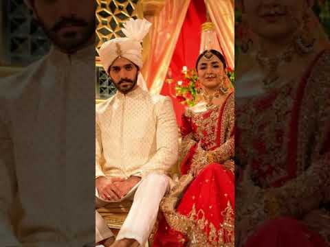 #wahajali #wedding #terebin #trending #yumnazaidi #yumhaj #pakistanidrama #meerasim #love #shorts