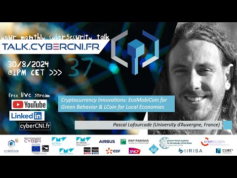 [T37] Cryptocurrency Innovations: EcoMobiCoin for Green Behavior & LCoin for Local Eco -P Lafourcade