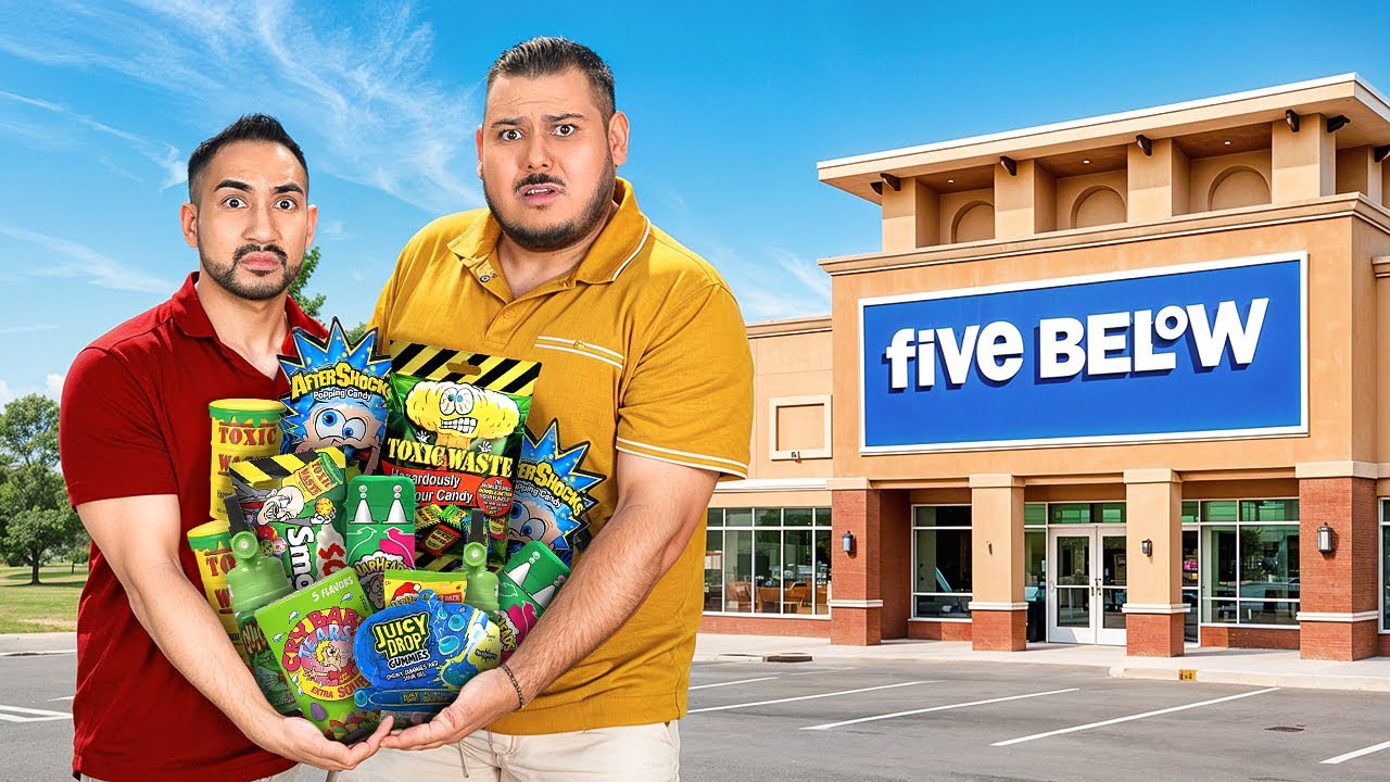 We Ate EVERY Sour Candy from Five Below..