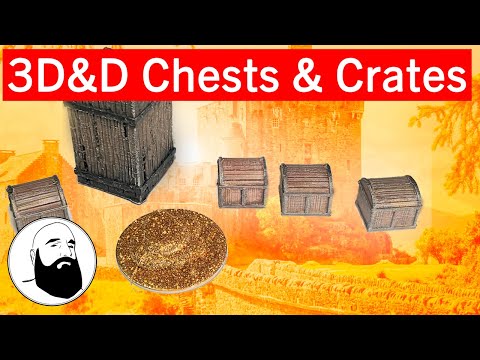 Miniature Treasure Chests for D&D