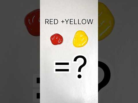 How to Make Vibrant Orange Color | Mixing Trick! 🍊(Cr