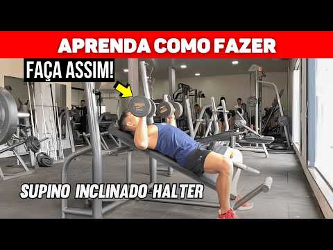 INCLINE DUMBBELL BENCH PRESS - LEARN HOW TO DO IT