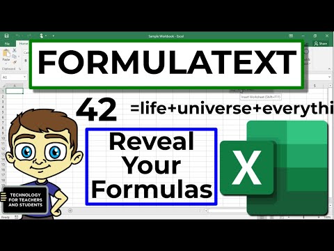 Use the FORMULATEXT Function to Show Off Your Formulas