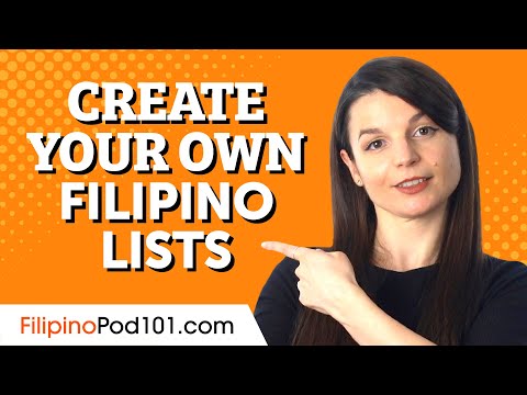 Create Your Own Printable Filipino Vocabulary Worksheets