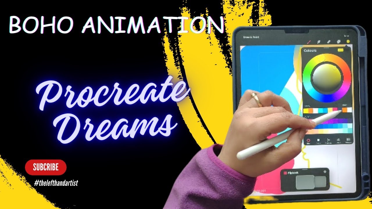 Procreate Dreams - Boho animation tutorial | flipbook tutorial