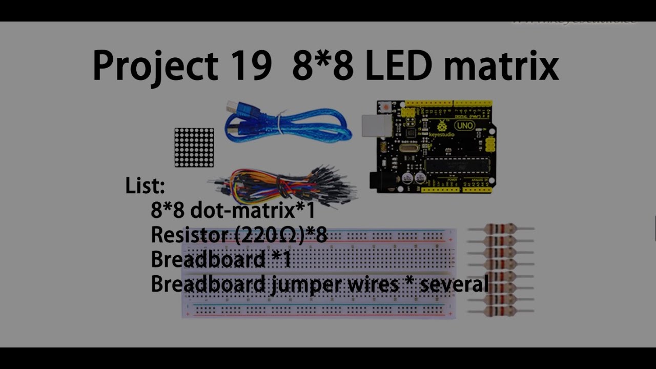 Super kit: 8*8 LED matrix