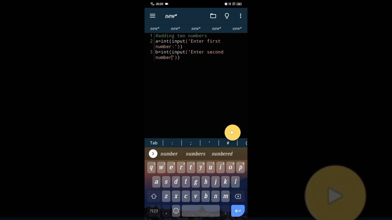 addition of two numbers given by the user|| Python helper|| #shorts #pyhelper #python #adding
