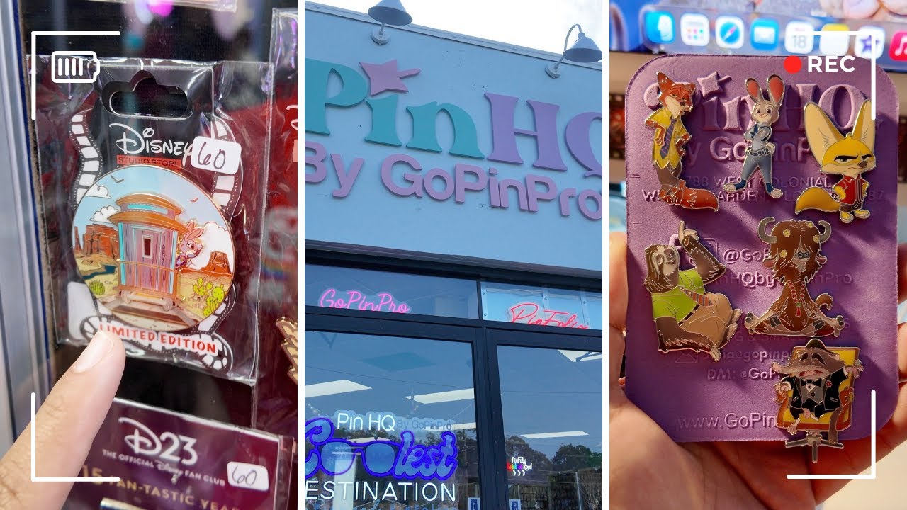 Searching For Zootopia Pins At Pin HQ by Go Pin Pro - January 2026