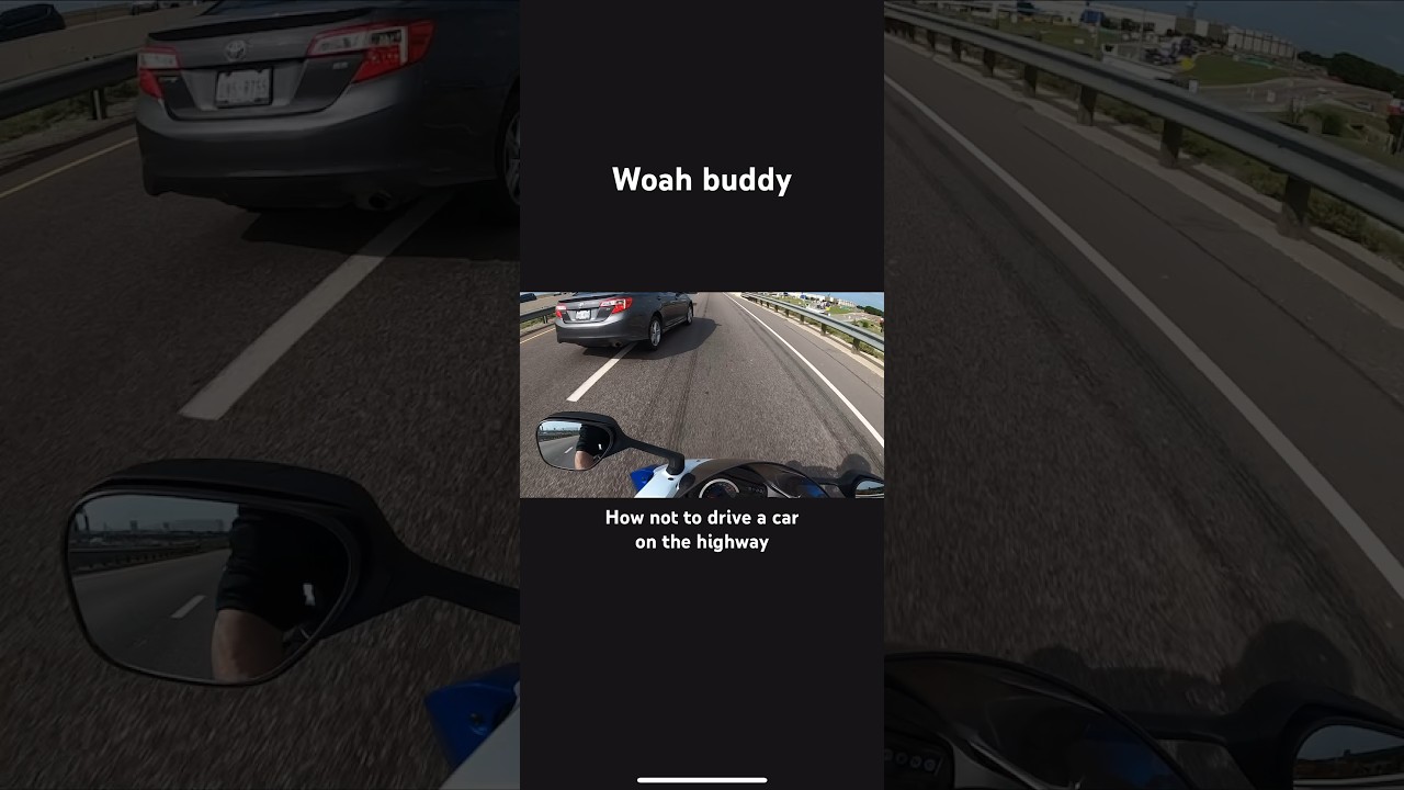 RECKLESS DRIVER ALMOST KILLS BIKER DUE TO TEXTING AND DRIVING #bike #motorcycle  #gsxr1000 Ljlgert