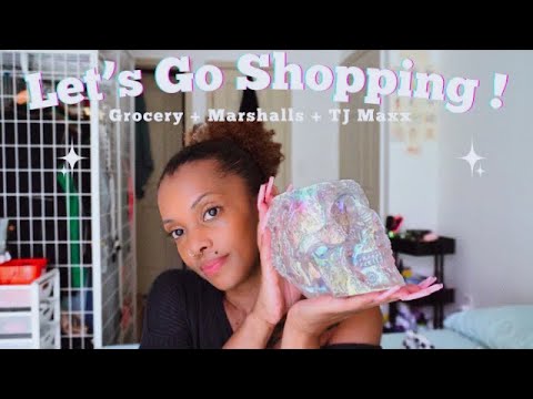 Skin care Shopping at Marshalls & TJ Maxx all while being sick🥺 + Grocery