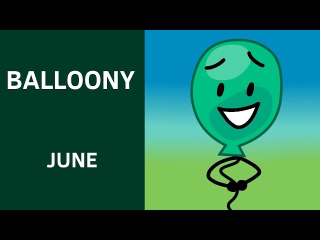 Exploring the Whimsical World of Balloony: BFB Character of the Month ...