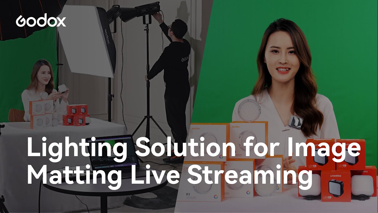 Lighting Solution for Image Matting Live Streaming