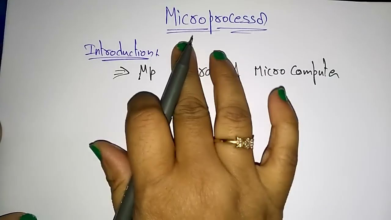 Microprocessor | Introduction | MPC | Lec-01 | Bhanu Priya