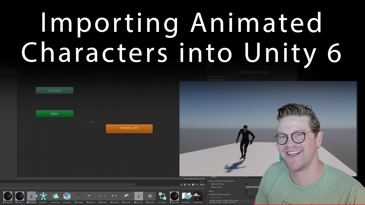 Importing Animated Characters into Unity 6
