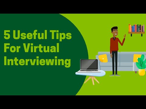 5 Useful Tips For Virtual Interviewing