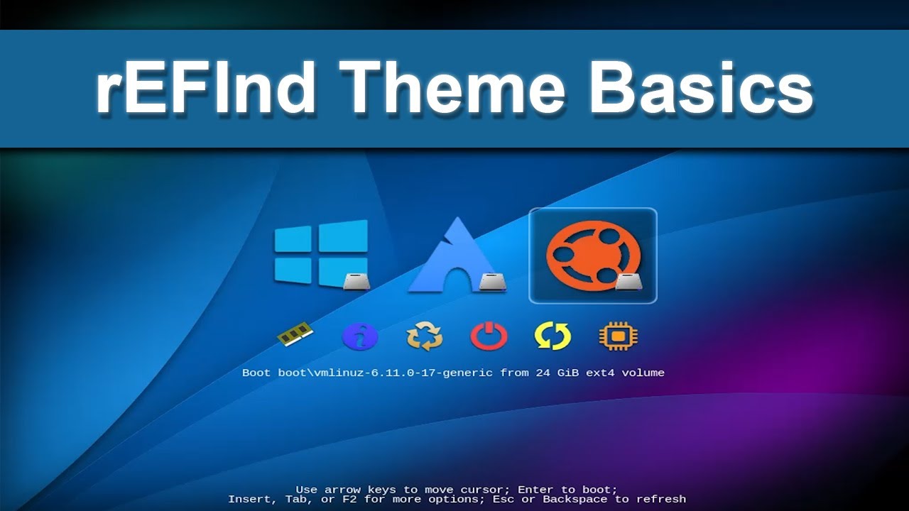 How To Change rEFInd Theme