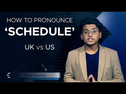 How to Pronounce 'Schedule' | British vs American