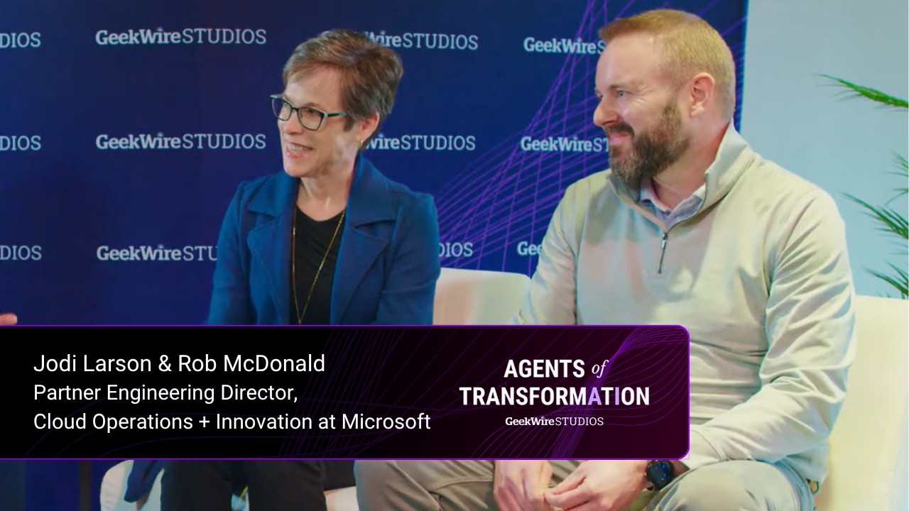 GeekWire Studios: AI Innovators Spotlight Studio at Agents of Transformation | Microsoft