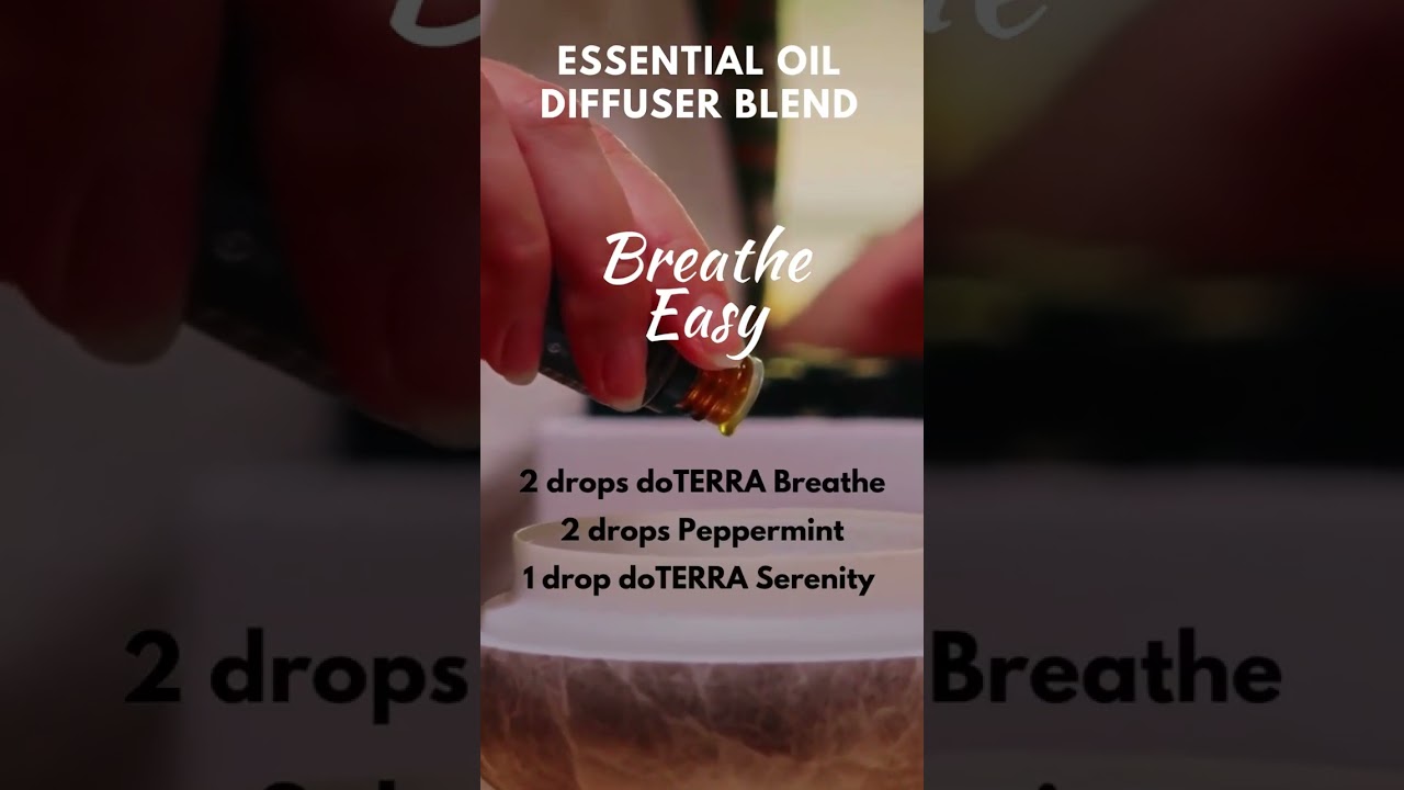 Breathe Easy Essential Oil Diffuser Blend  #diffuserblends #essentialoils  #aromatherapy