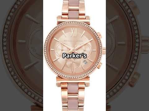 Michael Kors Parker Women's Watch, Stainless Steel and Pavé Crystal Watch for Women #watch
