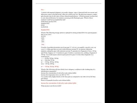 ASCP PRACTICE EXAM QUESTIONS LATEST UPDATED VERIFIED GUARANTEED PASS 20232024 ACCURATE
