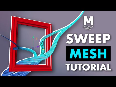 Master Maya Curve Modeling in Maya Using Sweep Mesh