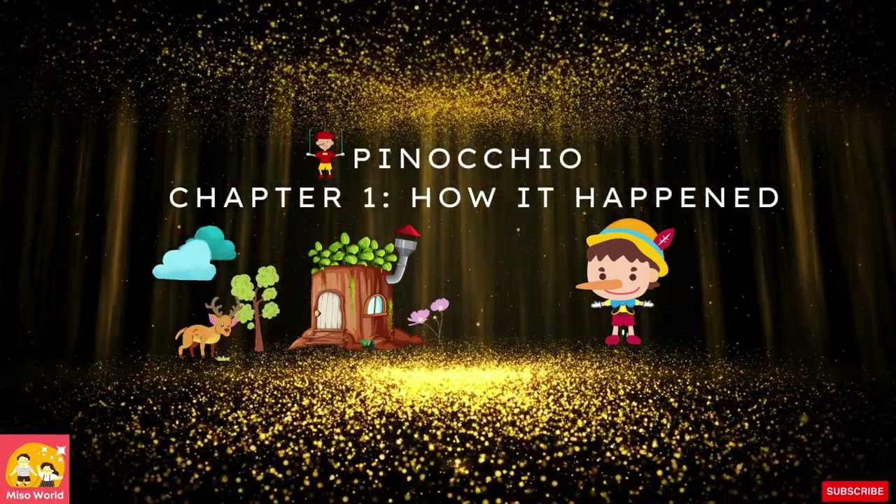 Bedtime fairytale story (English learning fairytale): Pinocchio Chapter 1 How it Happened