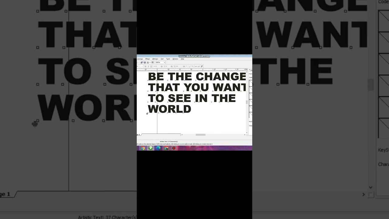 Creating Modern Typography in Corel Draw I #design #typography #logo #coreldraw