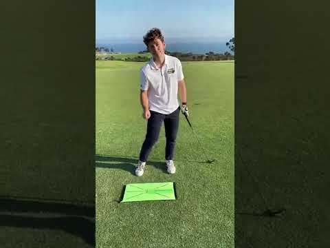 A at home golf mat that shows you how you contacted the ground ⛳️