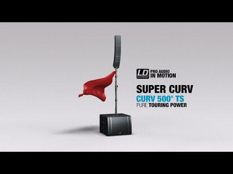 LD Systems CURV500TS 2000W 15" Active Portable DJ PA Column | Reverb