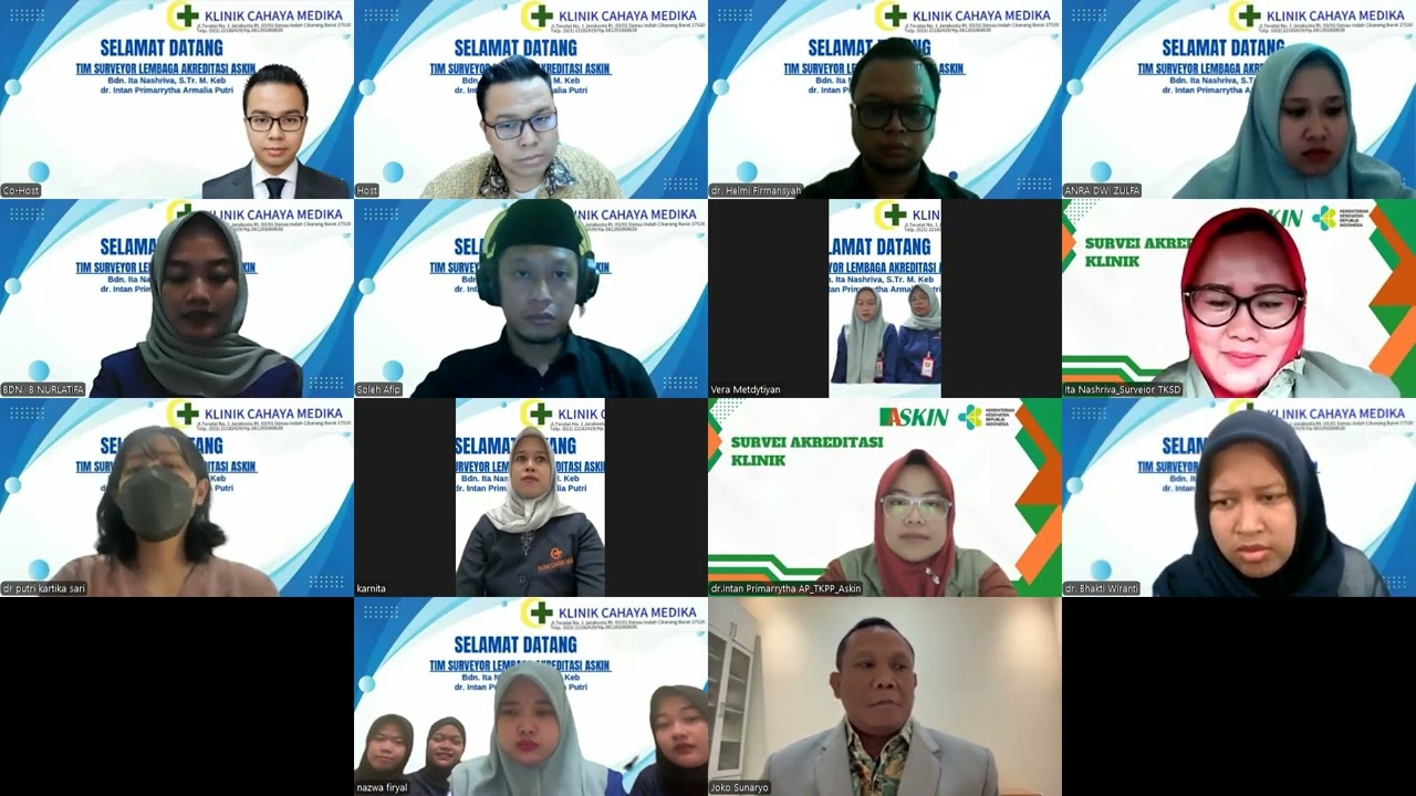 Akreditasi Klinik Pratama Rawat inap Cahaya Medika