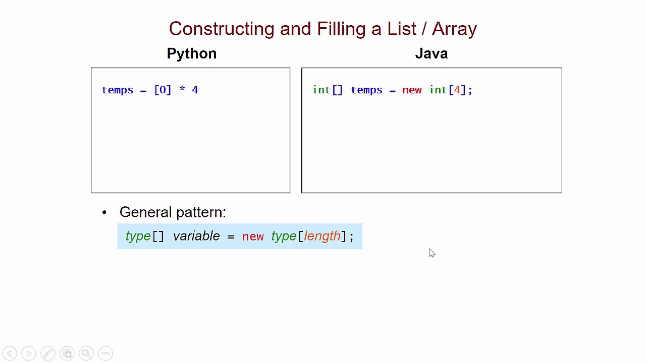 From Python to Java: Lists / Arrays, Part II