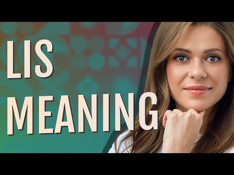 Lis | meaning of Lis