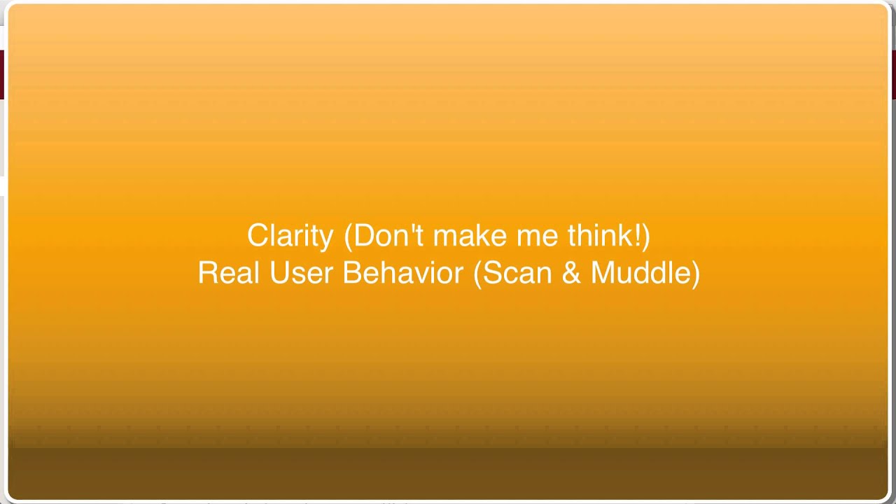 WATS4010: Usability Analysis Project Introduction