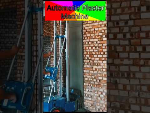 Automatic Plaster Machine | Revolution in Construction | Automatic Wall Plastering Machine Demo |