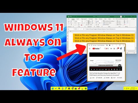 Microsoft Powertoys New Feature | Windows 11 Always On Top Feature | DeskPins Alternative!