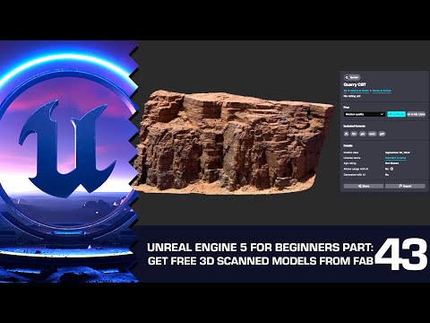 How to Get Free 3D Scans from Fab: Unreal Engine 5 for Beginners #43