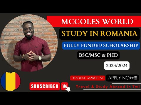STUDY FOR FREE IN ROMANIA| Fully Funded Scholarships for Non- EU Students| Move to Europe 2023