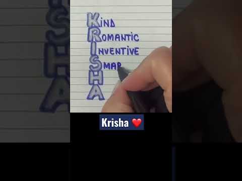 Meaning of the name KRISHA #meaning #name #krisha