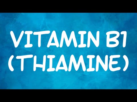 FAKTA: VITAMIN B1 (THIAMINE)